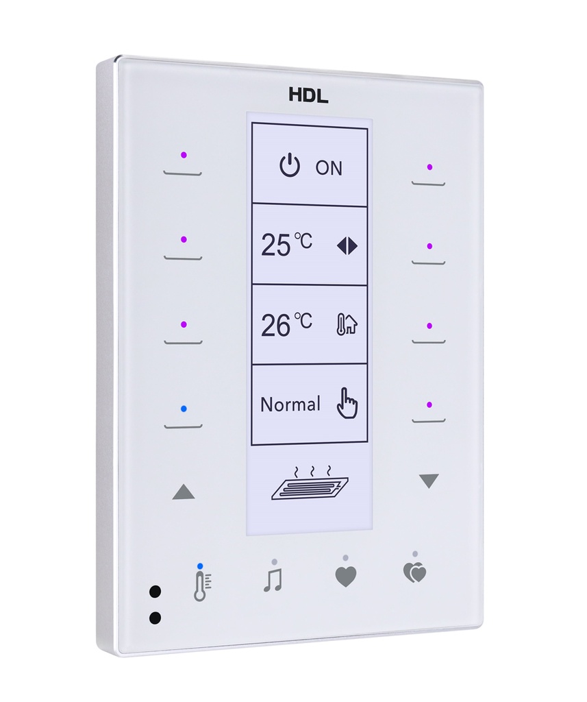 Touch Panel KNX DLP bianco - HDL M/MPT14.1-A2-46-WH